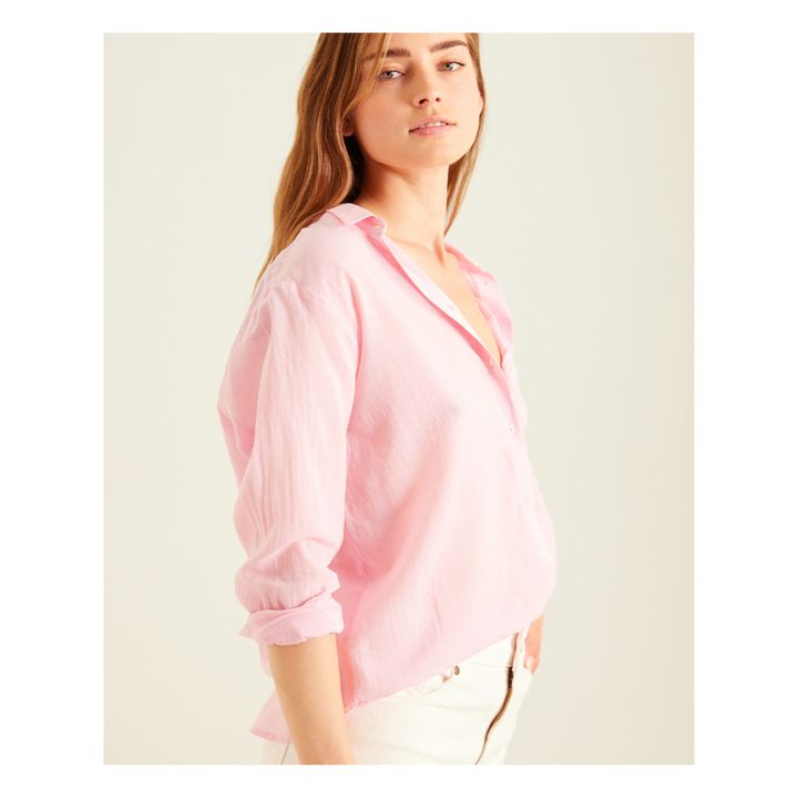 Sacrécoeur - Manon Voile de Coton shirt - Pink | Smallable