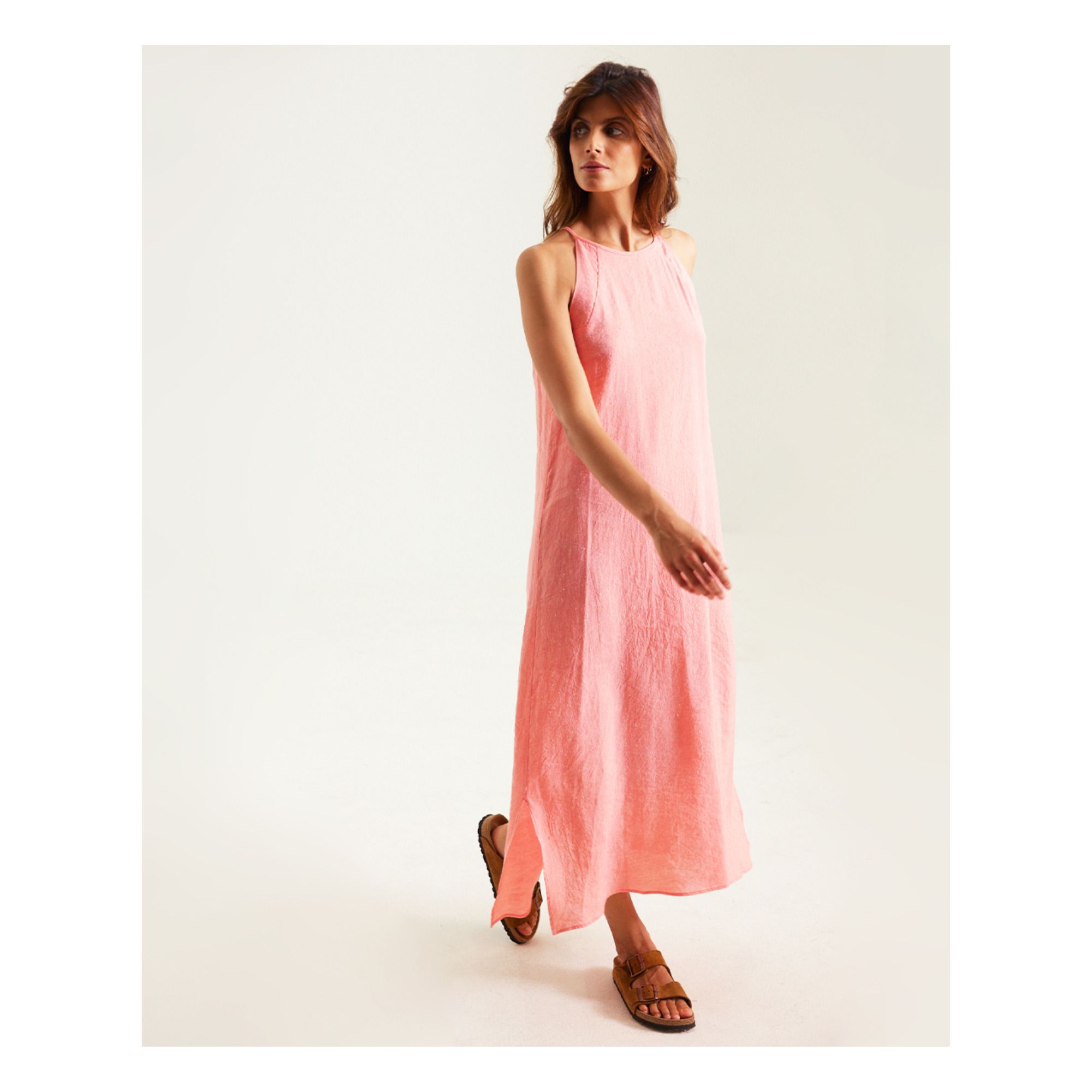 Sacrécoeur - Suzon Linen Dress - Coral | Smallable