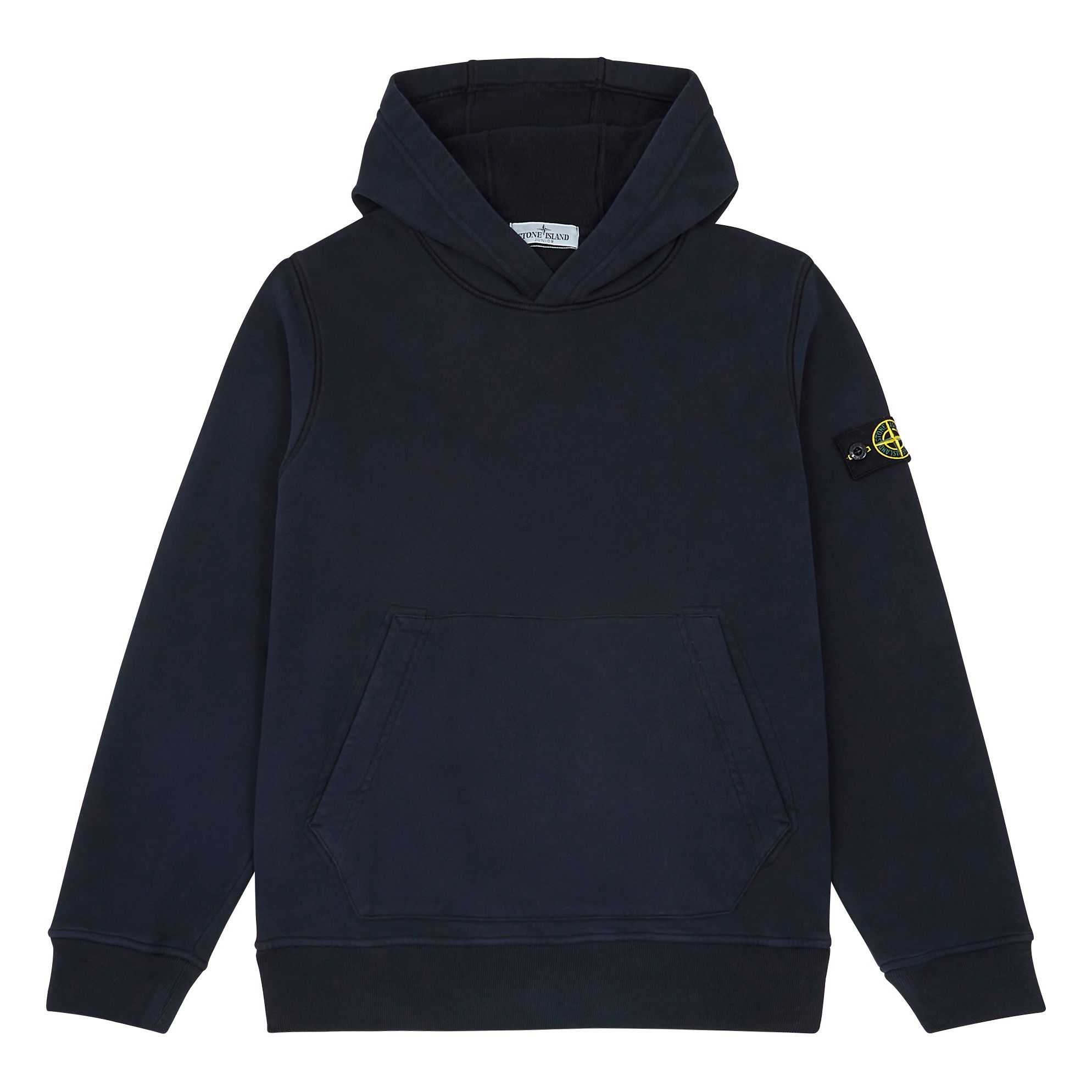 Stone Island - Logo Hoodie - Navy blue | Smallable