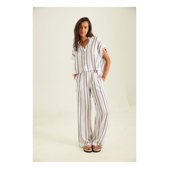 Tinsels - Blouse Virza Charango Stripes - Ecru | Smallable