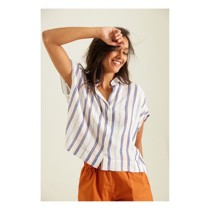 Tinsels - Blouse Virza Charango Stripes - Ecru | Smallable