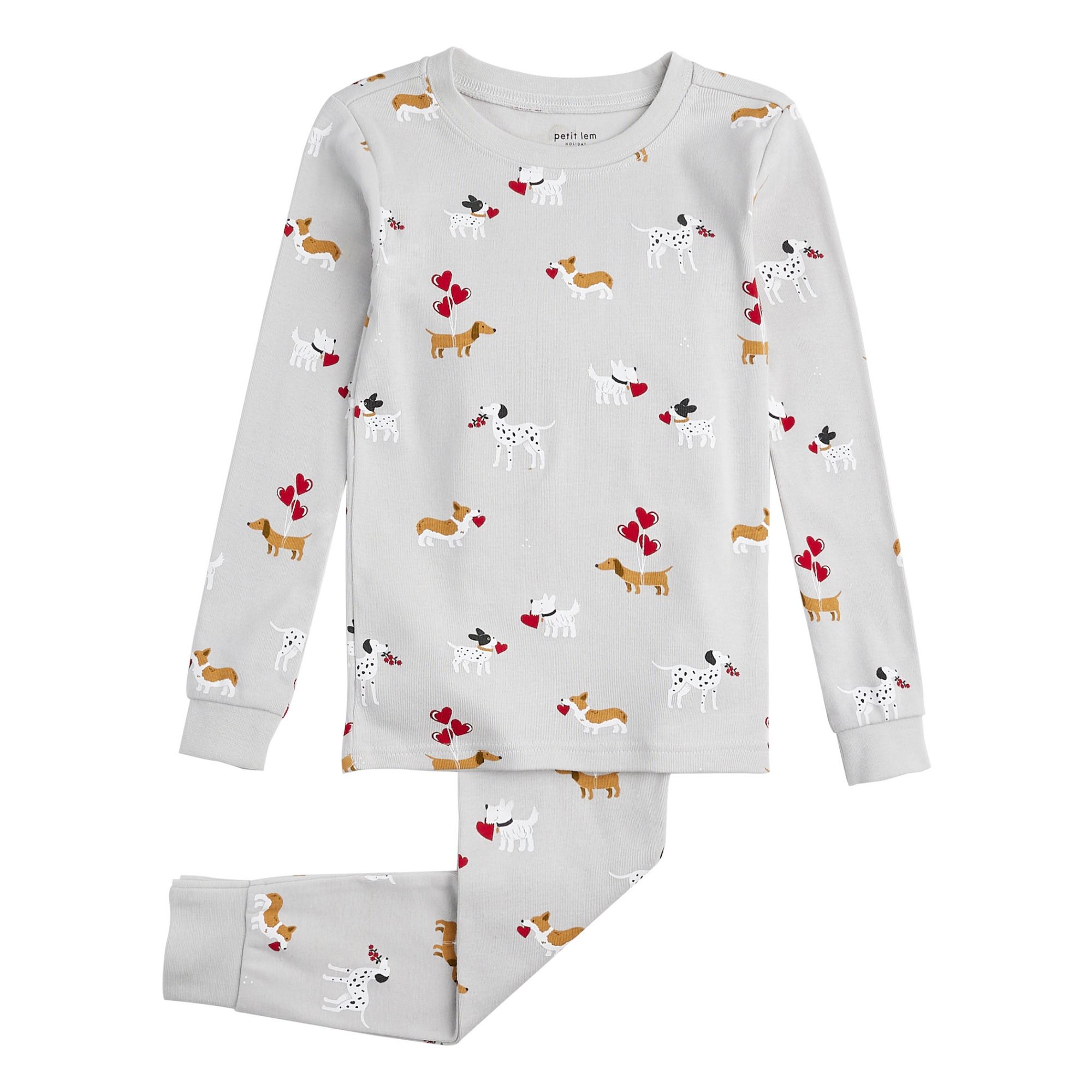 Petit Lem - Puppy pyjamas - Grey | Smallable