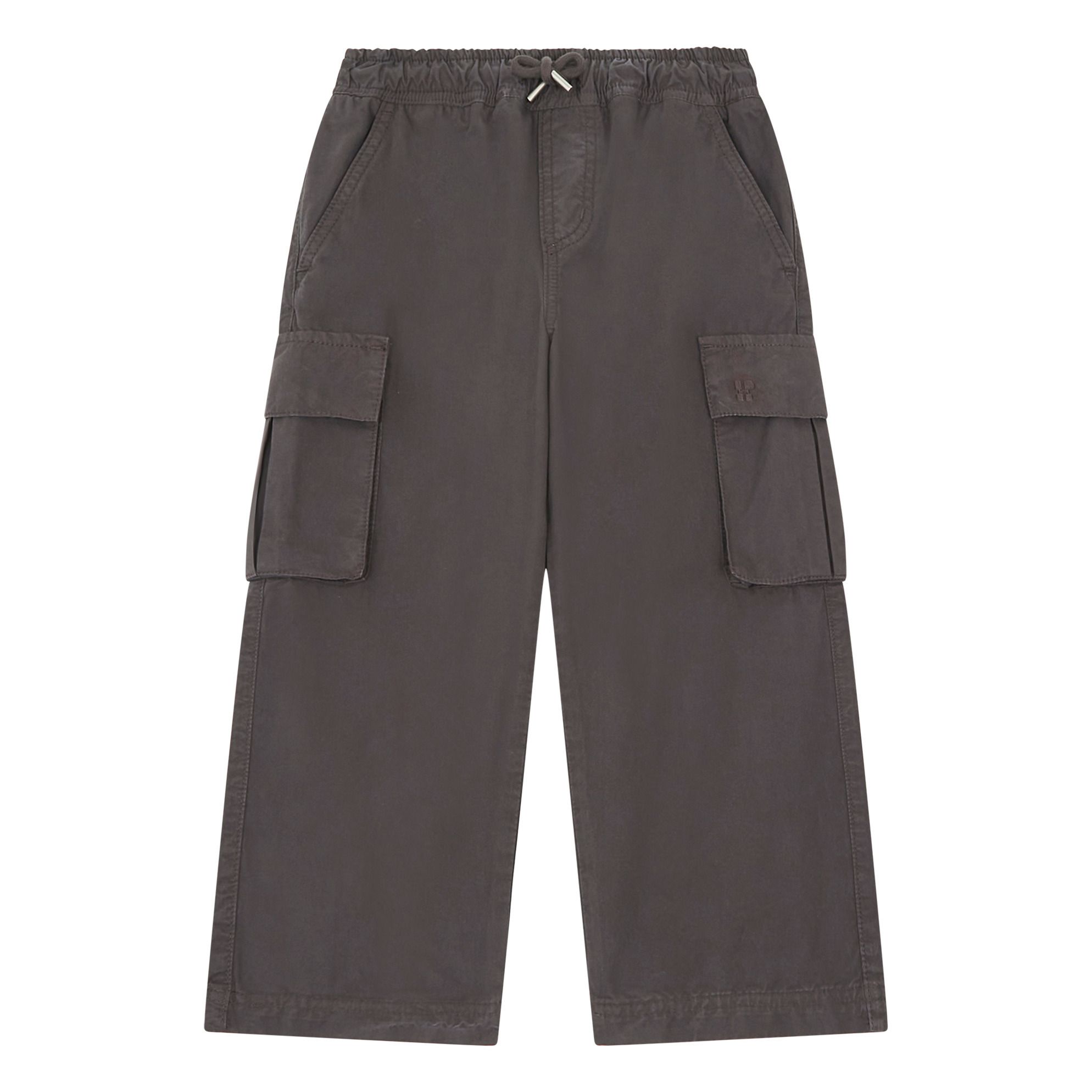 Hundred Pieces - Adjustable Waist Cargo Pants - Black | Smallable