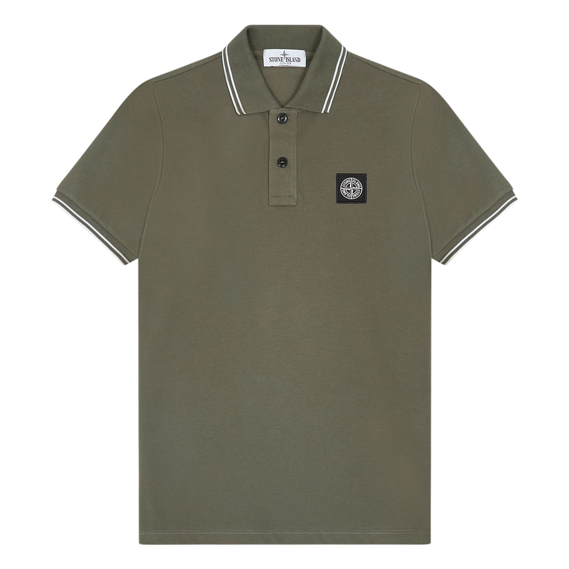 Stone Island - Polo Logo - Olive green | Smallable
