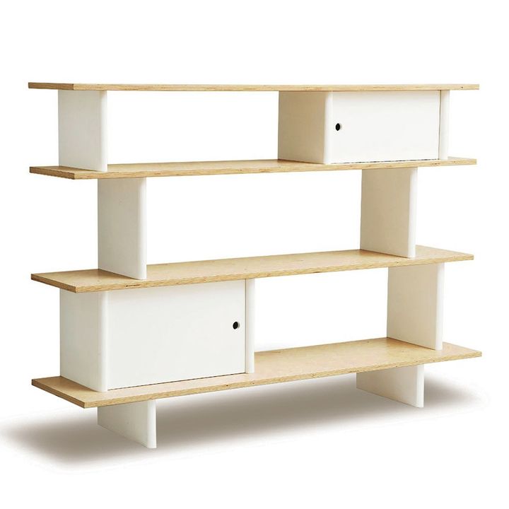 Mini Birch Bookshelf Oeuf NYC Design Children