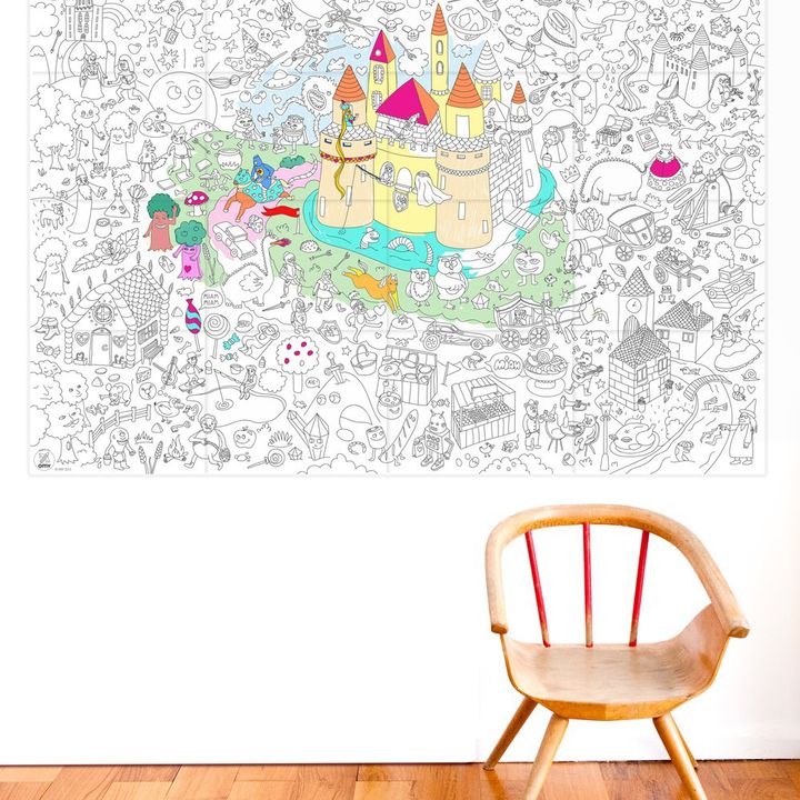 Poster à colorier Géant Magic Omy Jouet et Loisir Enfant