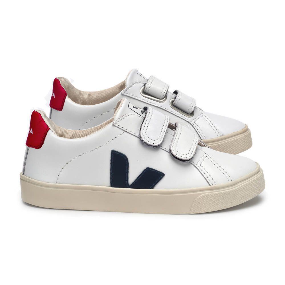 Veja - Sneakers Scratch Pelle - Blu marino | Smallable