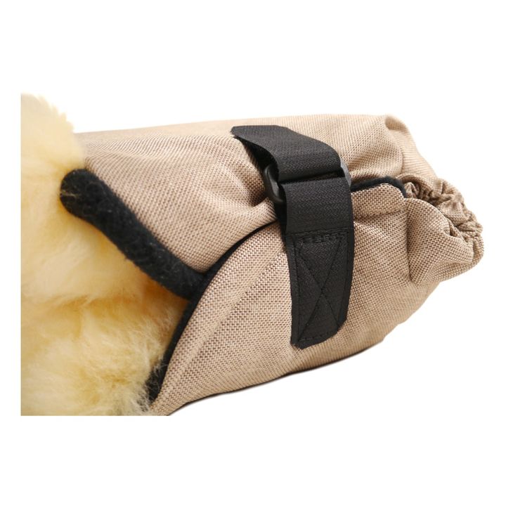 Double Sheepskin Hand Warmer Charcoal grey Kaiser Design Baby