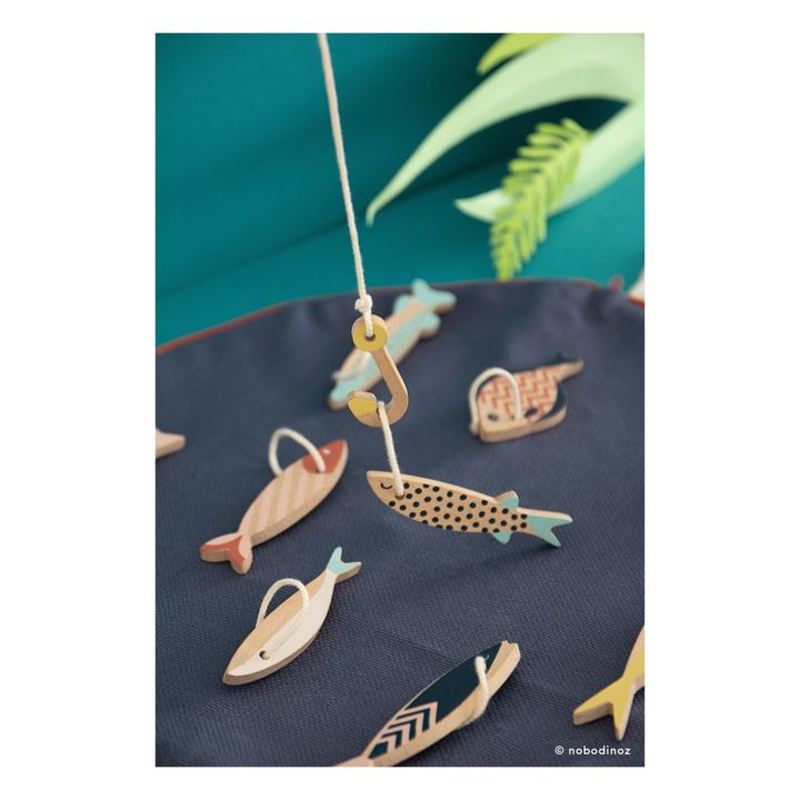 Gioco della pesca con lenza in legno Nobodinoz Giocattoli e Hobby