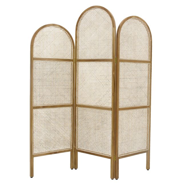 Cane Webbing Room Divider Black HKliving Design Adult