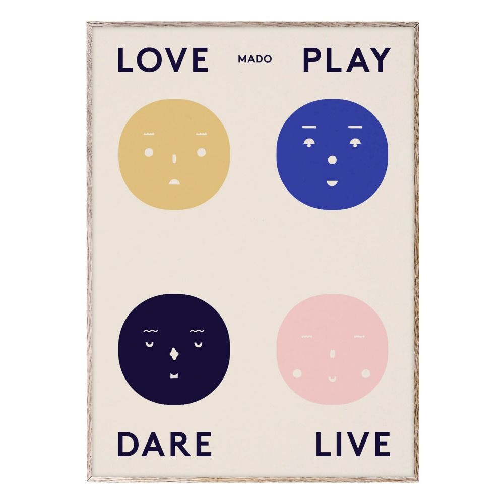 Mado - Four Feelings Poster 50x70cm | Smallable