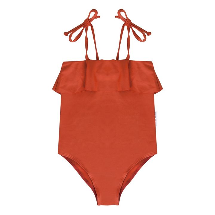 Maed For Mini - Spicy Parrot swimsuit - Red | Smallable