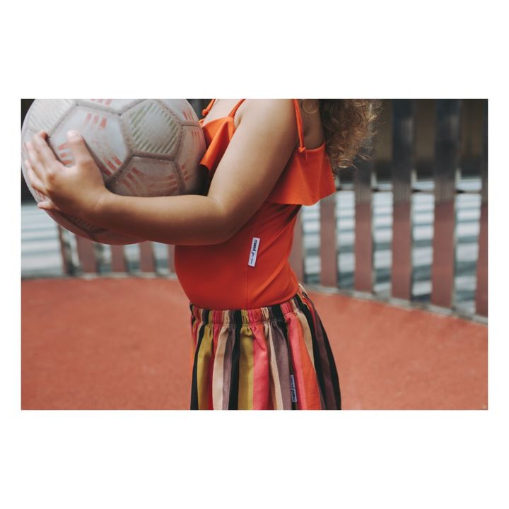 Maed For Mini - Spicy Parrot swimsuit - Red | Smallable