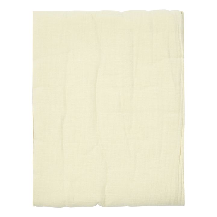 Lab - Cotton Gauze Bed Sheet - Off white | Smallable